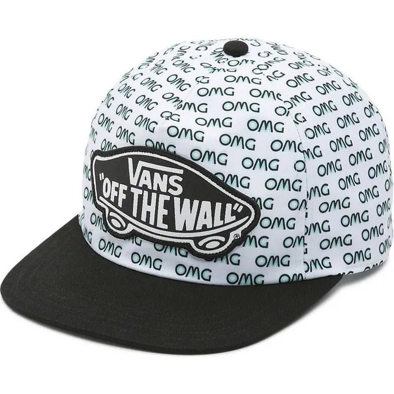 Vans Flat Brim OMG Snapback Cap weiß: Caphunters.de