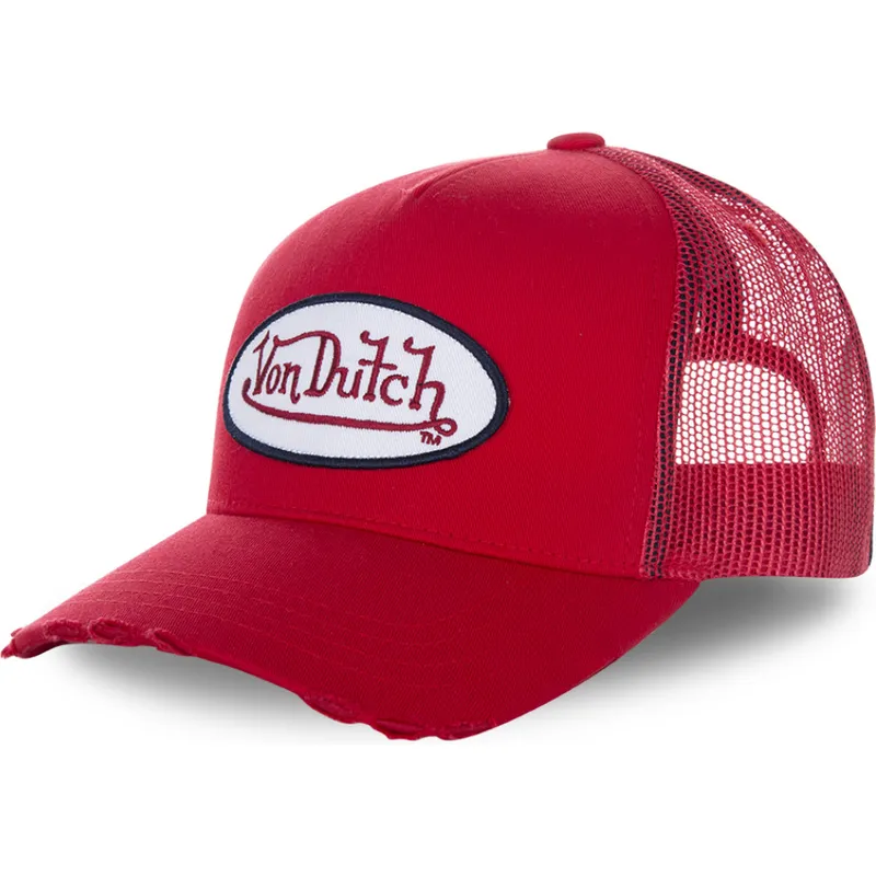 Rote Trucker-Kappe FRESH01 von Von Dutch: Caphunters.de