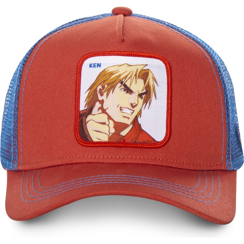 Capslab Ken Masters KEN Street Fighter Trucker Cap rot und blau ...