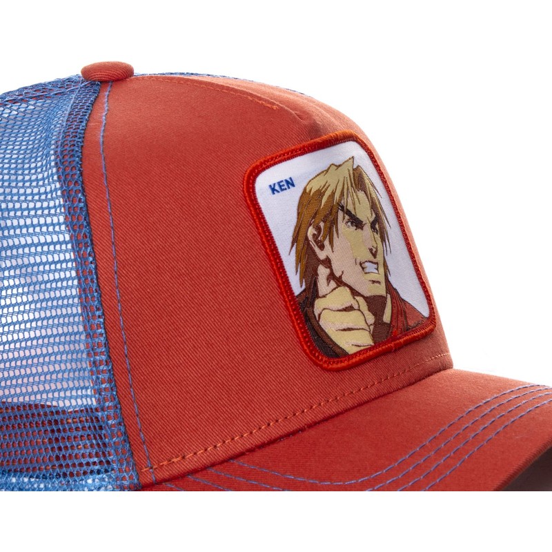 Capslab Ken Masters KEN Street Fighter Trucker Cap rot und blau ...