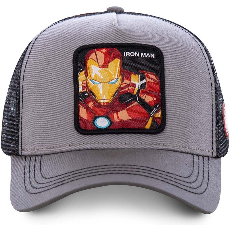 Capslab Iron Man IRO3 Marvel Comics Trucker Cap grau: Caphunters.de