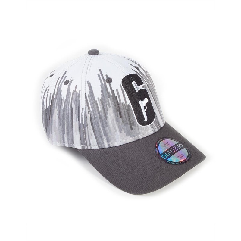 Difuzed Curved Brim Classic Tom Clancy's Rainbow Six Siege White and ...