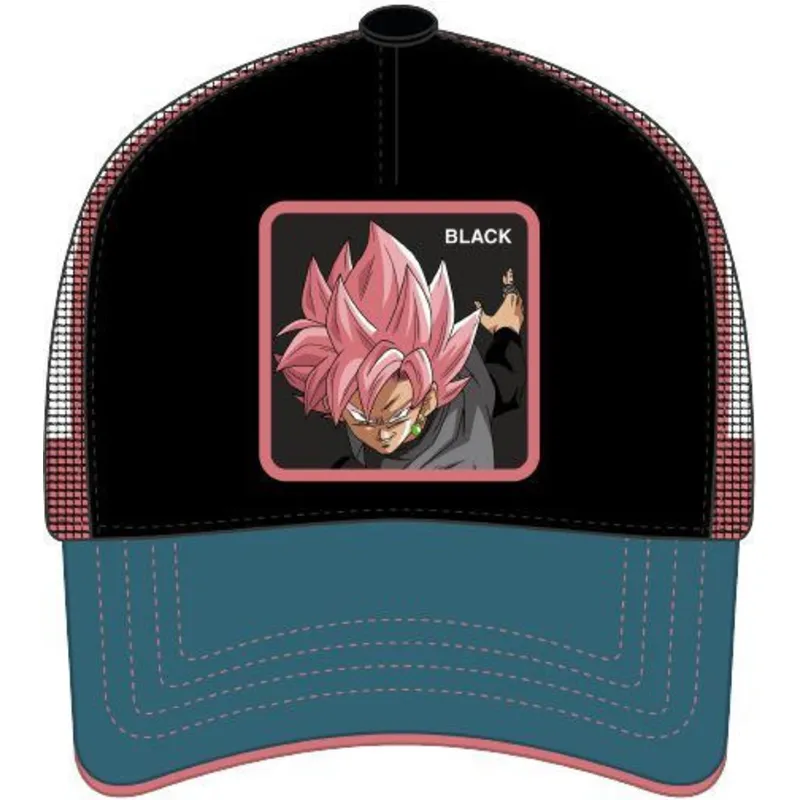 Capslab Goku Black BLA2 Dragon Ball Black and Blue Trucker Hat ...