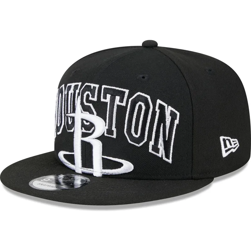 New Era Flat Brim 9FIFTY Tip Off 2023 Houston Rockets NBA Black ...