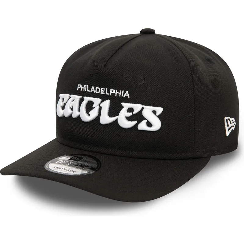 Philadelphia Eagles NFL New Era 9FIFTY A Frame Coaches Schwarze ...