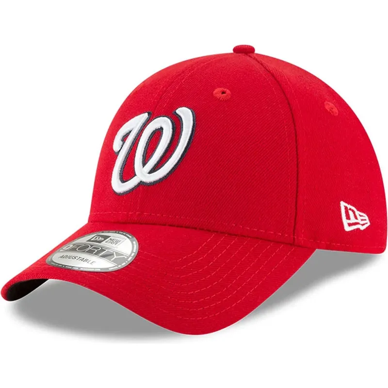 9FORTY The League verstellbare rote Kappe der Washington Nationals MLB ...