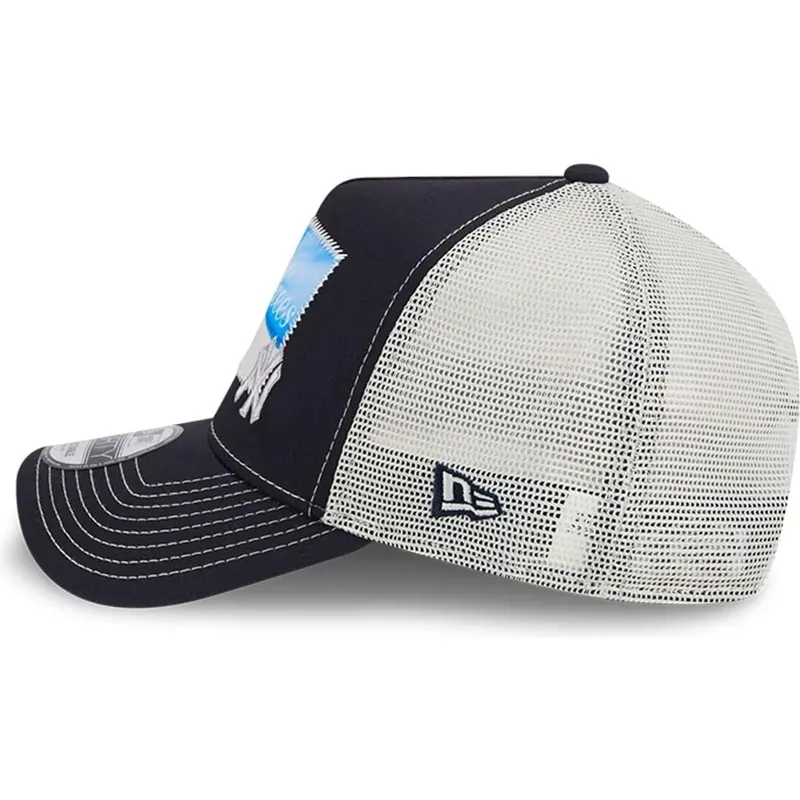 Trucker Cap marineblau und weiß 9FORTY A Frame Patch Spring Training ...